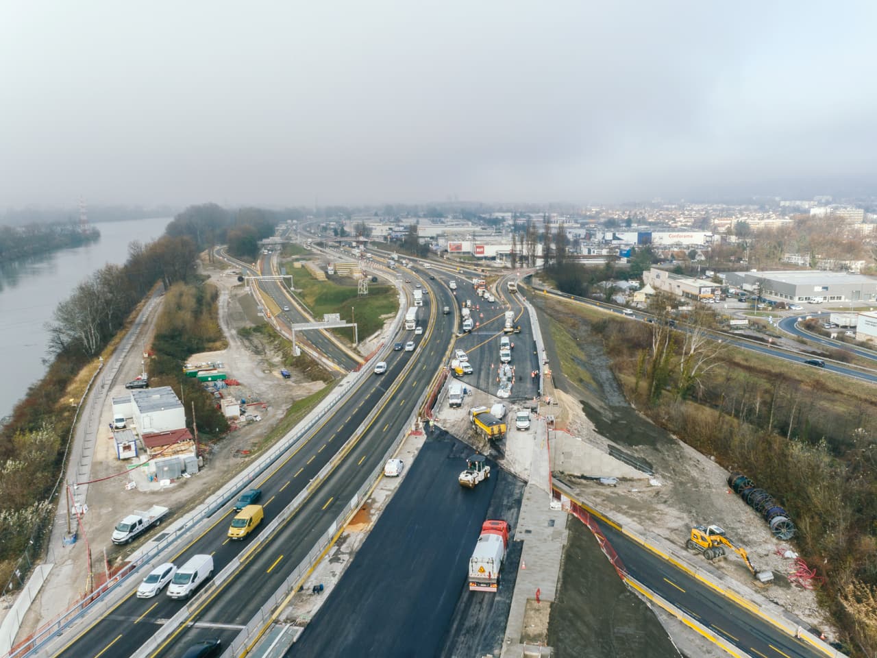 A480, fermeture de la bretelle de sortie à Saint-Martin-Le-Vinoux ...