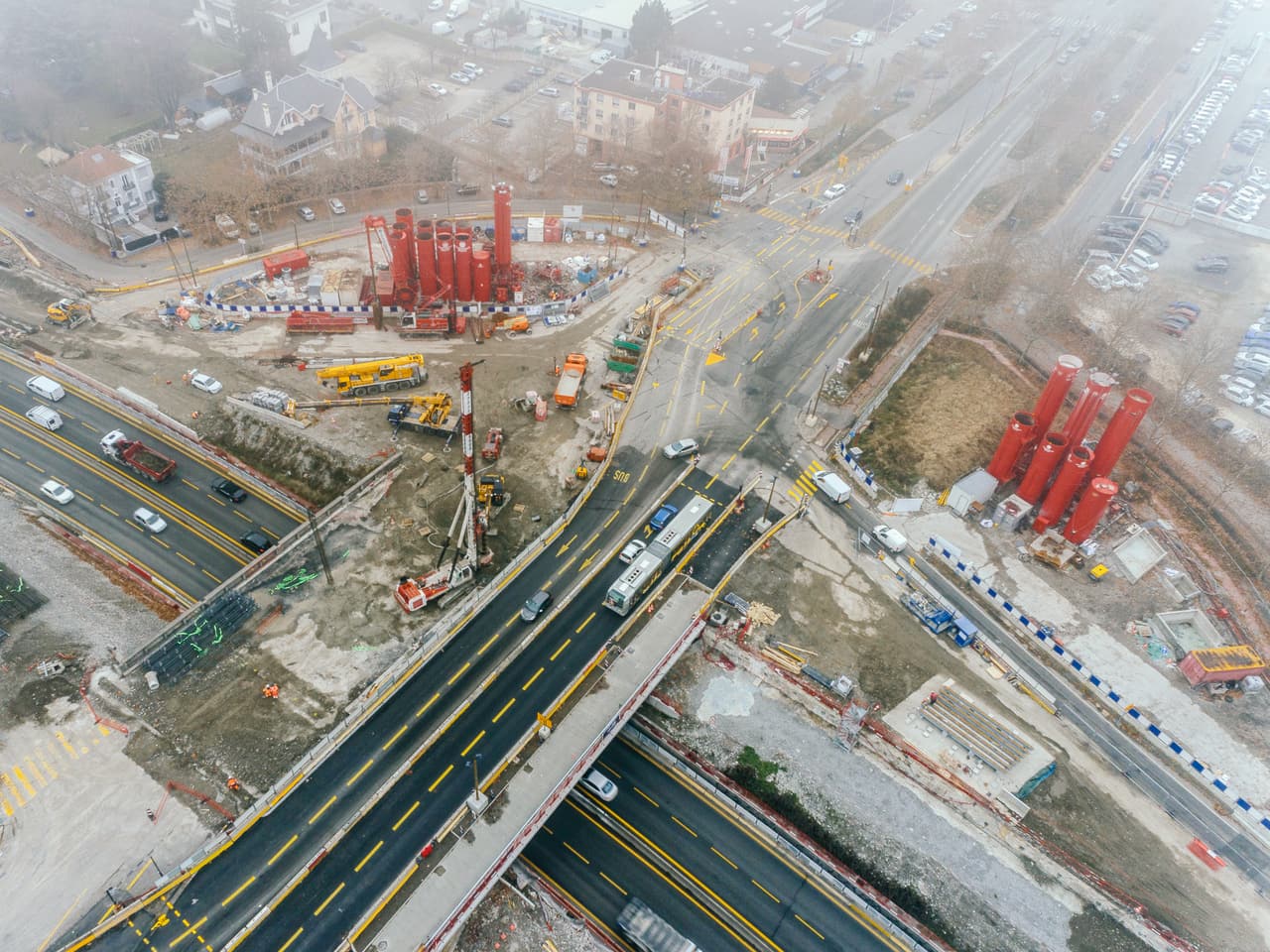 N87, Fermetures nocturnes de la bretelle de sortie Nord - A480-Rondeau